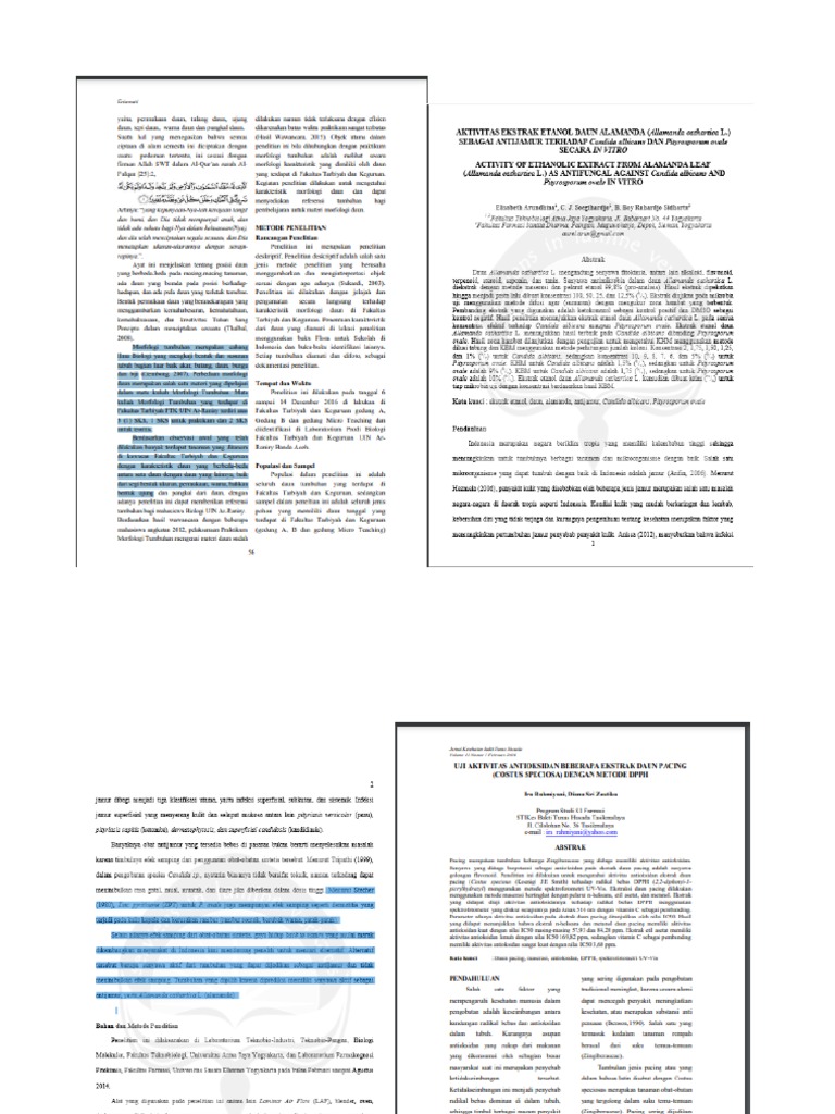 Gambar Daun Duduk | PDF