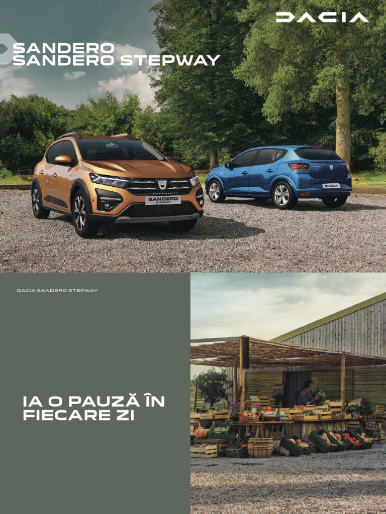 Brosura Sandero 297x210 2022 | PDF
