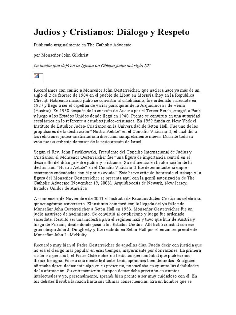 Judíos y Cristianos | PDF | Antisemitismo | Judios