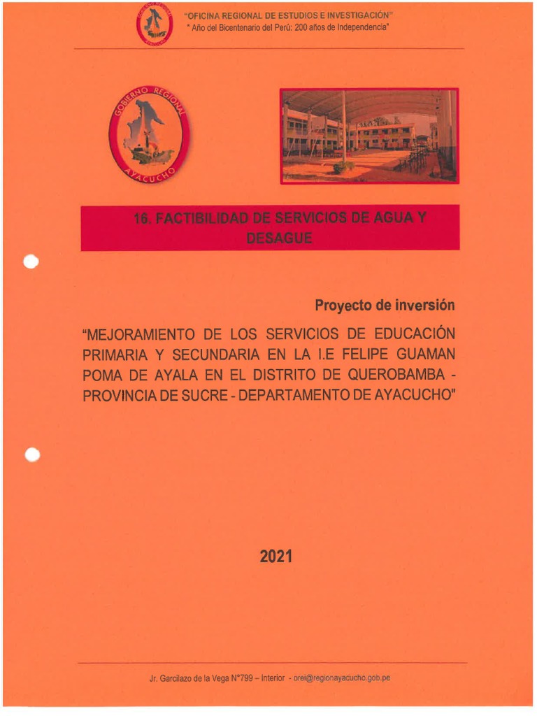 Informe de Factibilidad de Servicios | PDF