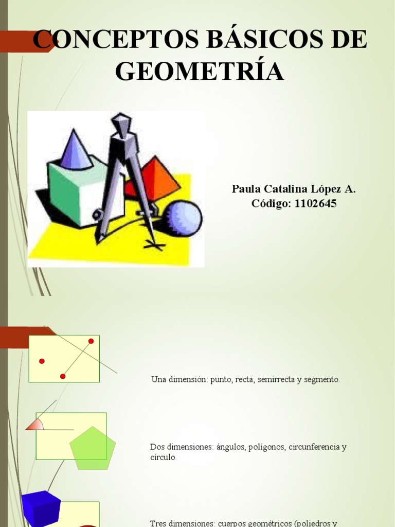 Conceptos Basicos de Geometria | PDF | Triángulo | Pi
