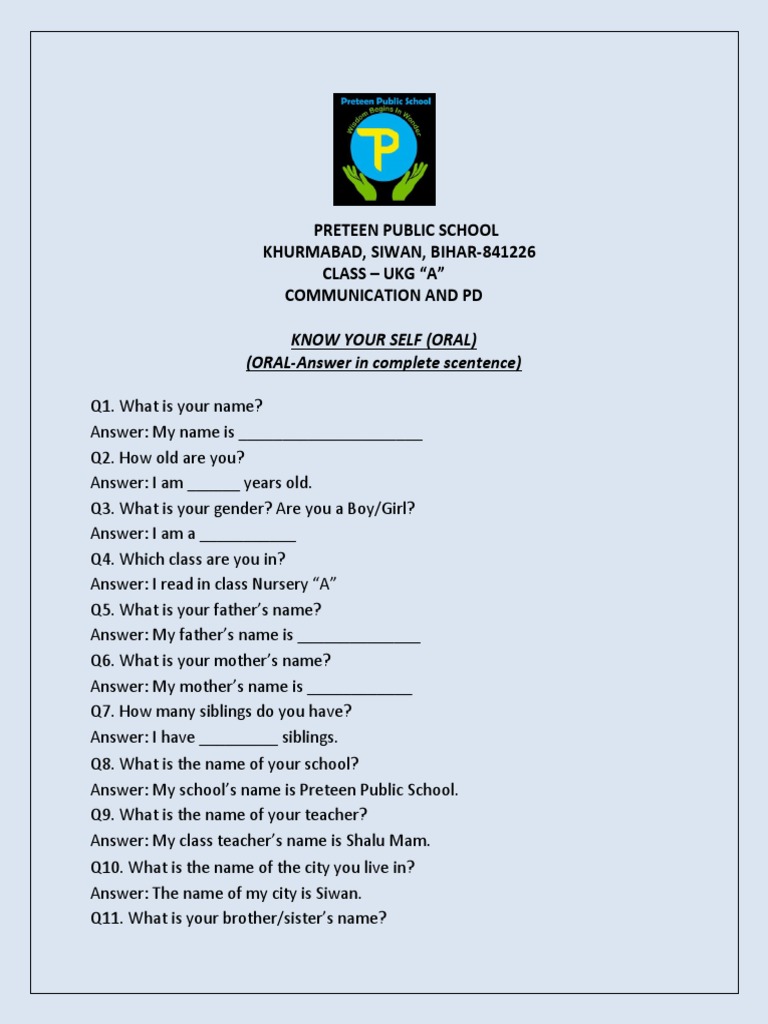 Ukg Oral - Communication and PD | PDF