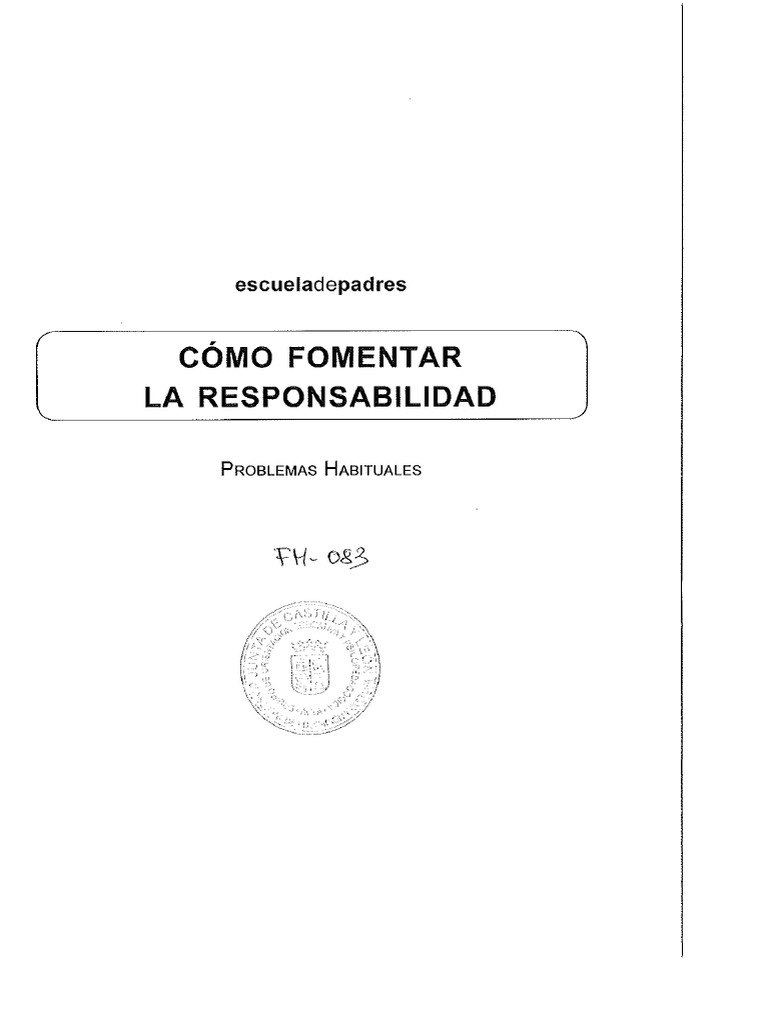 Como Fomentar La Responsabilidad | PDF