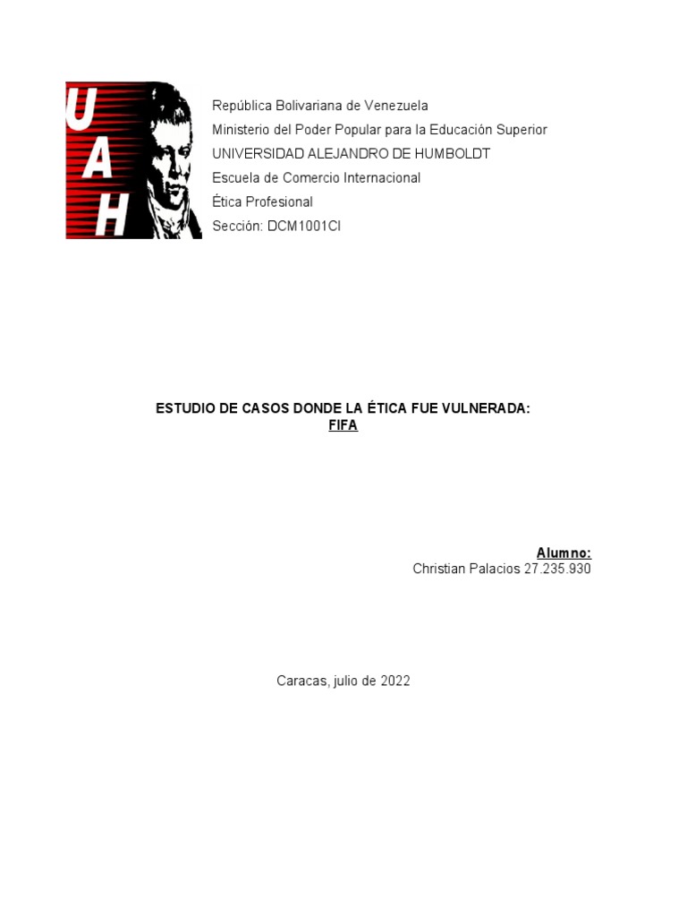 Corrupción en FIFA: Caso FIFA Gate | PDF | FIFA | Asociación de Futbol