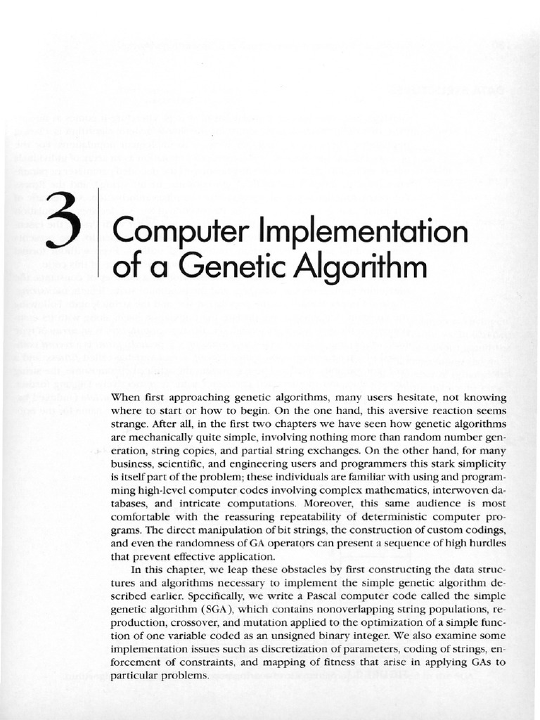 Goldberg-gasoml-c3 | PDF | Genetic Algorithm | Randomness