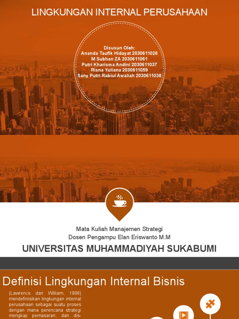 Lingkungan Internal Perusahaan | PDF