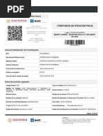 Constancia de Situacion Fiscal ORDM 2022 | PDF | Privacidad de la información | Ron