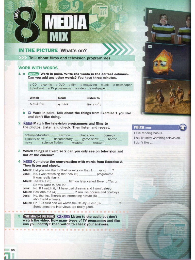 Beyond A2+ Unit 8 | PDF