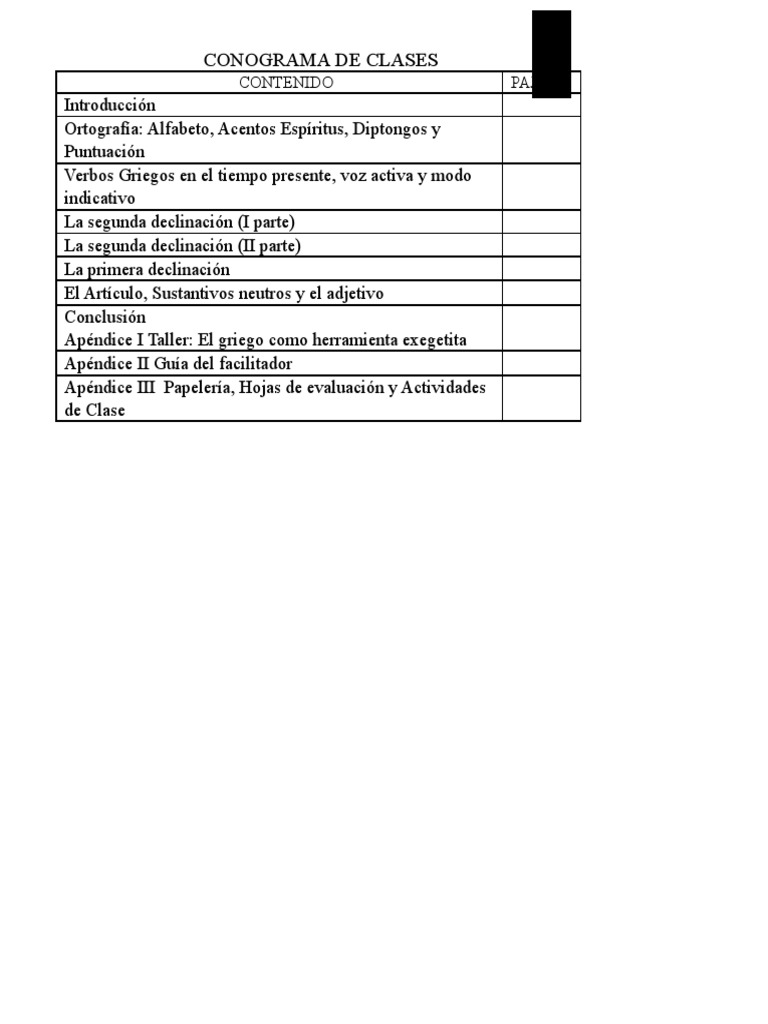 1 Int - Al Griego Form. Peq - Listo | PDF | Género gramatical | Sustantivo