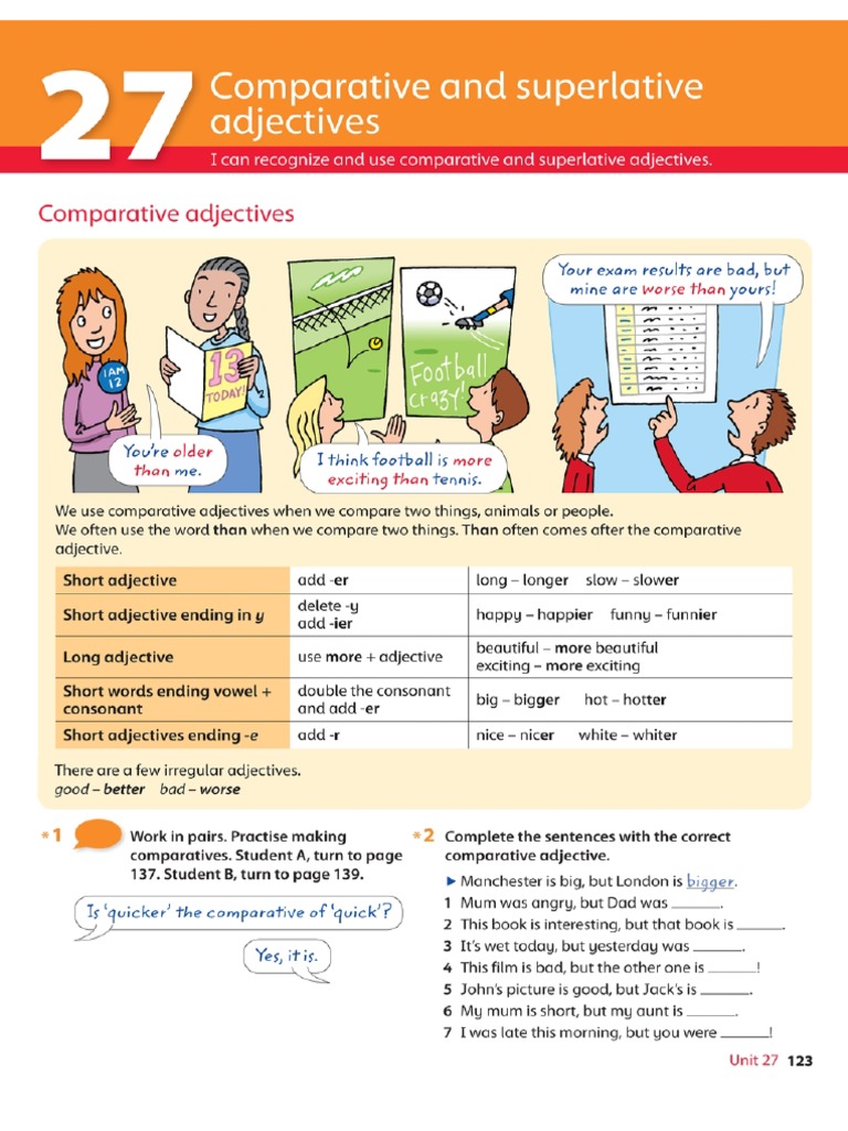 Comparatives & Superlatives. | PDF | Adjective | Grammar