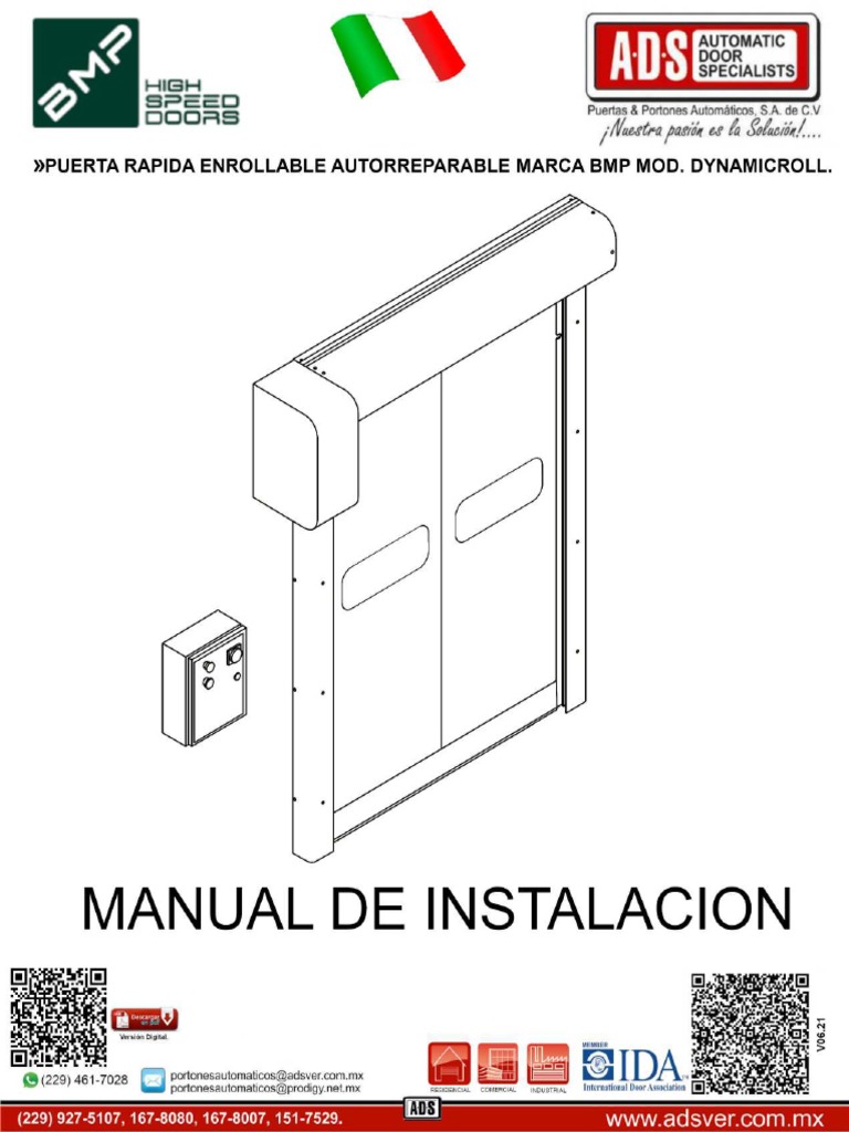Puerta Rapida Enrollable Autorreparable Marca BMP Mod. Dynamicroll | PDF