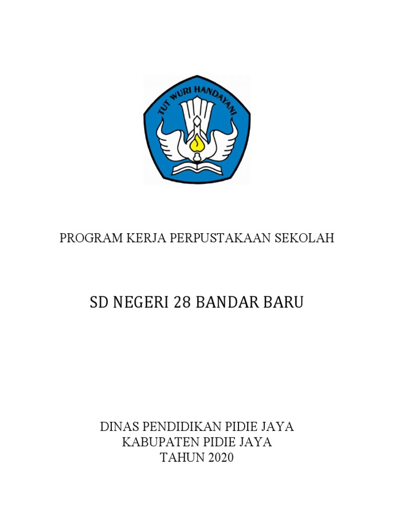 Program Kerja Perpustakaan SD 28 | PDF