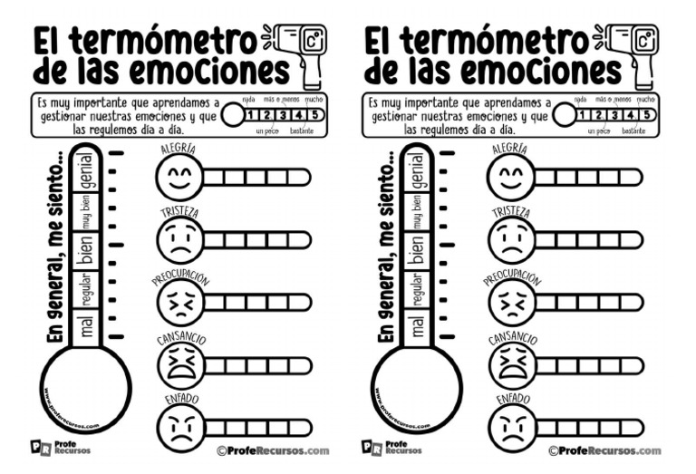 TERMOMETRO DE EMOCIONES | PDF