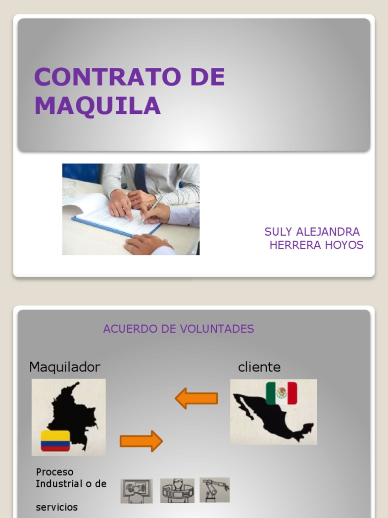 Contrato de Maquila | PDF