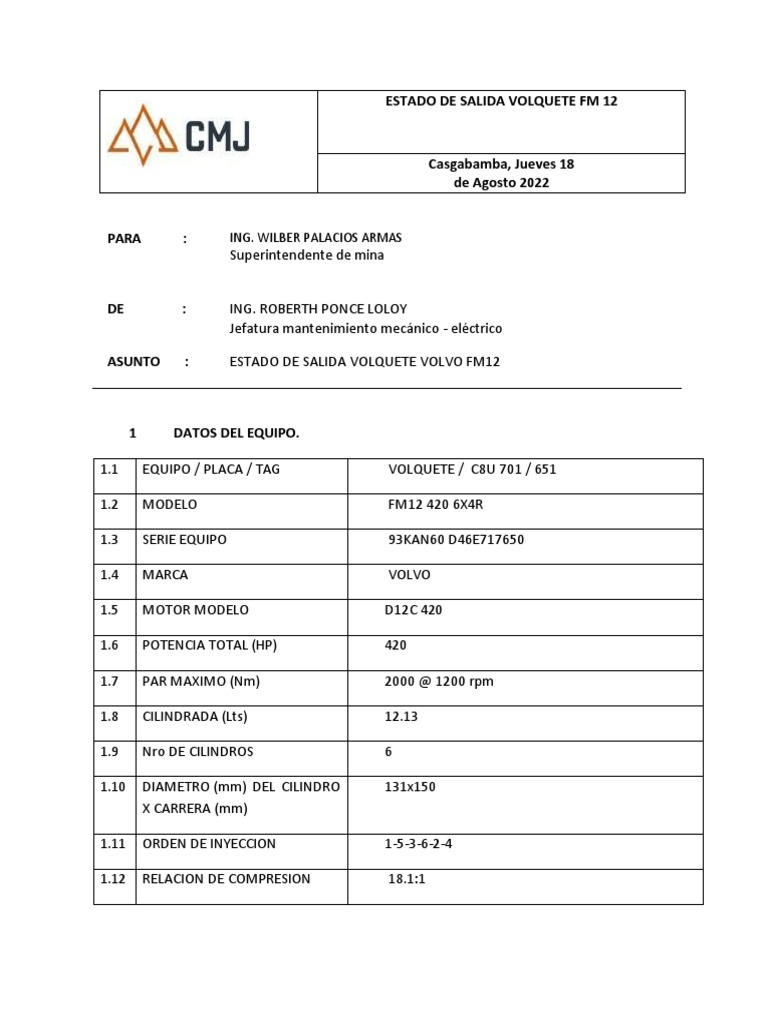 Volquete Placa C8u 701 - Tag 651 | PDF | Tecnología de vehículos ...