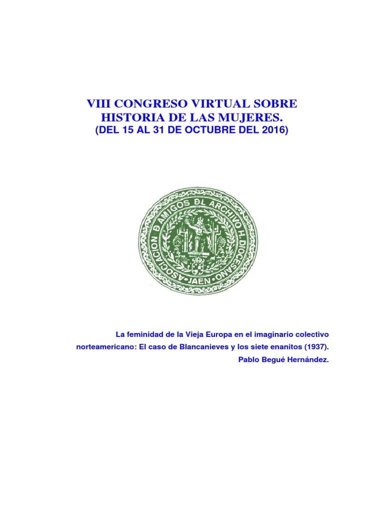 La Feminidad de La Vieja Europa en El Imaginario Colectivo | PDF | Walt Disney | Brujería