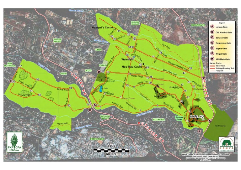 Karura Forest Map | PDF