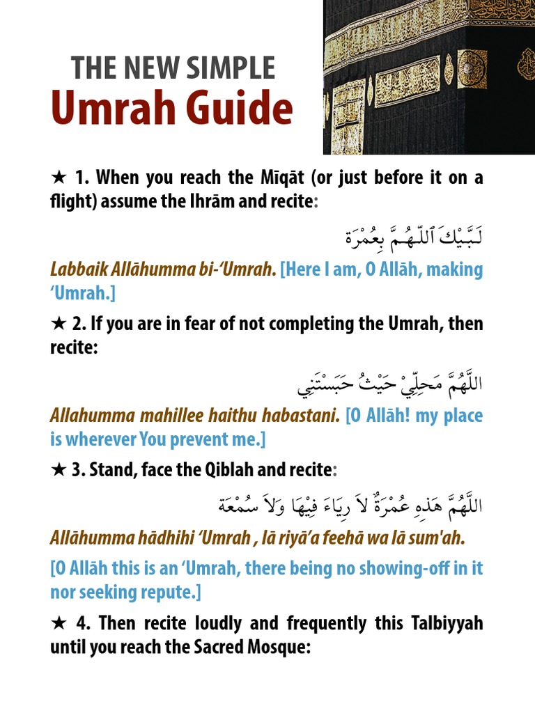 The New Simple Umrah Guide (Expanded) | PDF | Abrahamic Religions ...