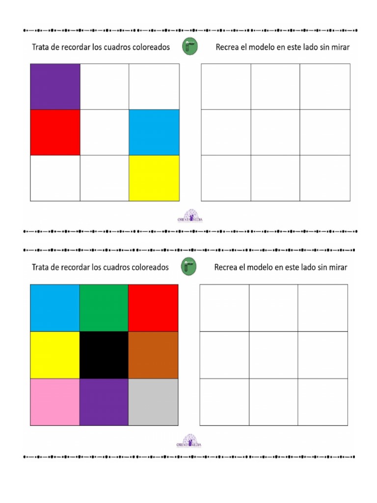 Actividades Visoespaciales | PDF