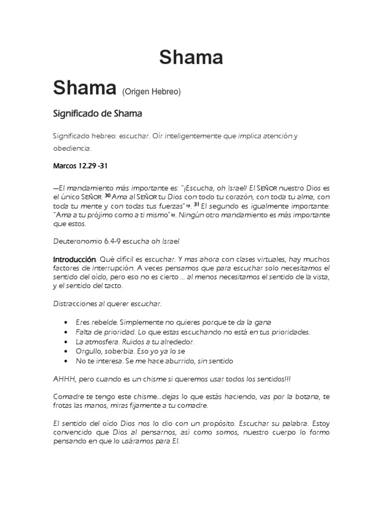 Shama | PDF | Religión y espiritualidad