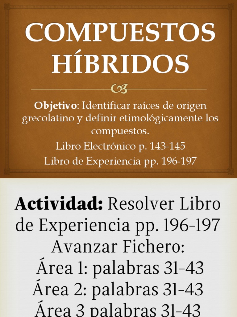 Compuestos H÷bridos | PDF