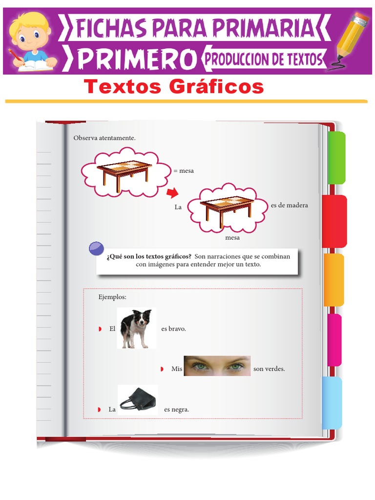 Textos Gráficos para Primer Grado de Primaria | PDF