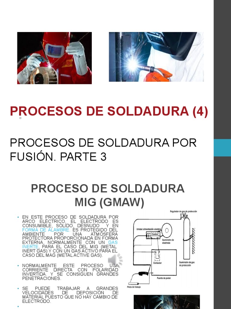 Procesos de Soldadura. Tema 4. Procesos de Soldadura Por Fusión. Parte 3 | Descargar gratis PDF ...