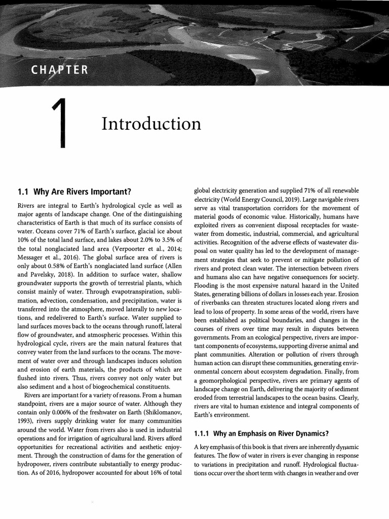 River Dynamics Chapter1 | PDF | Geomorphology | River