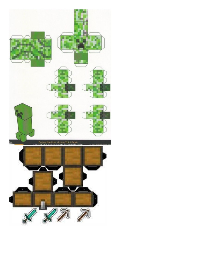 Minecraft Papercraft | PDF