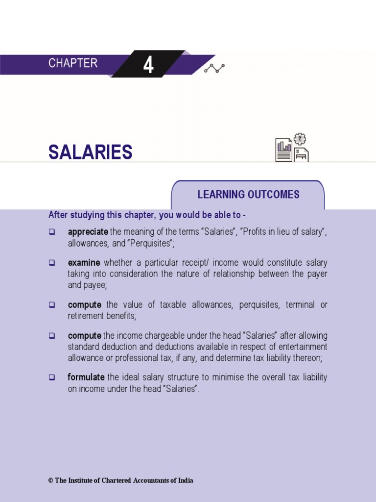 Salaries: After Studying This Chapter, You Would Be Able To | Download ...