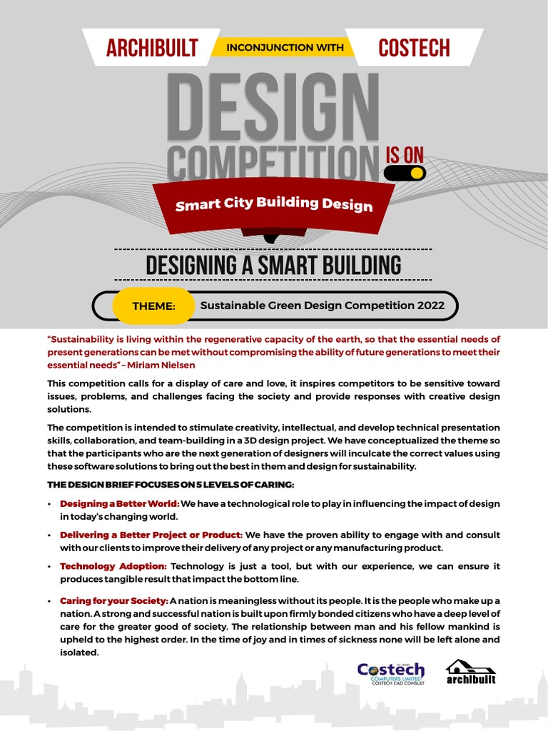 Archibuilt Competition | PDF | Design | Sustainable Design