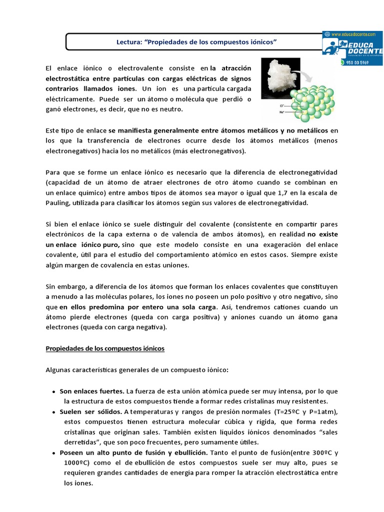 1anexo Exp 06 3act Ciencia y Tecnología 3ero. | PDF | Enlace covalente | Enlace iónico