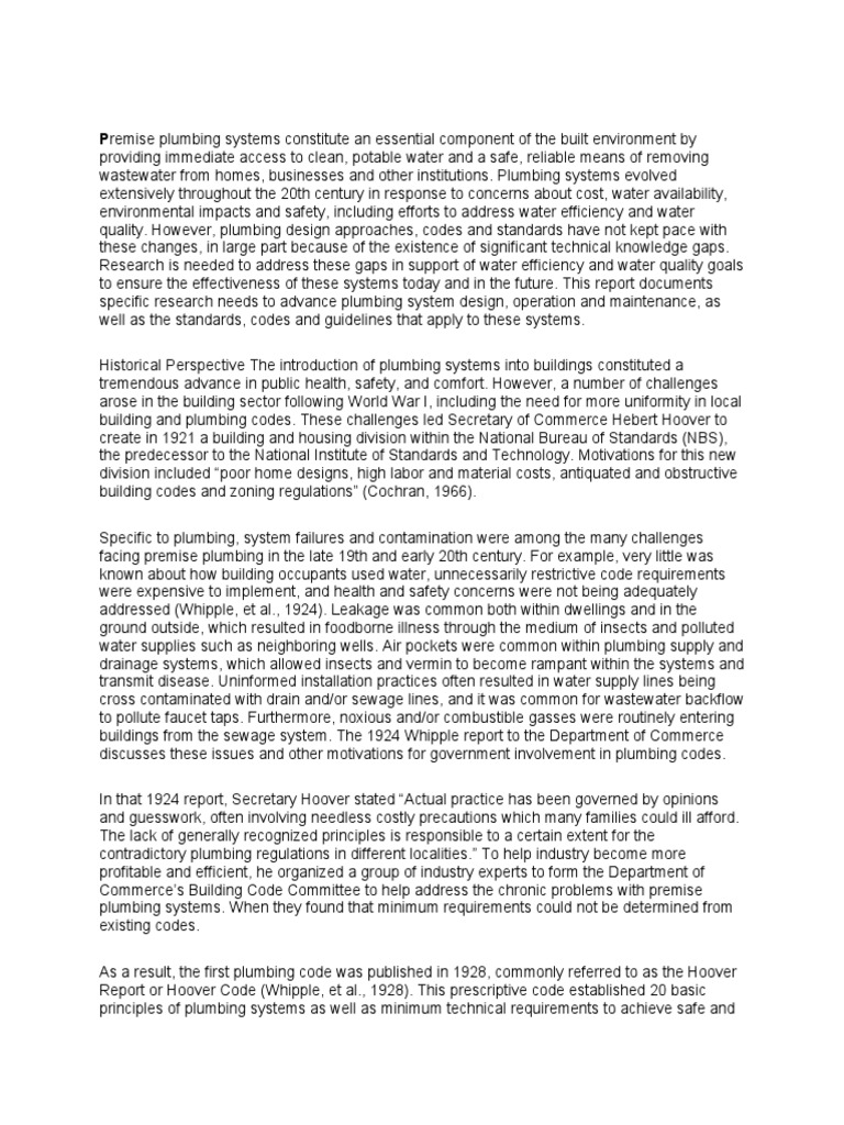 Plumbing and Sanitary Systems | PDF | Sanitary Sewer | Sewage Treatment