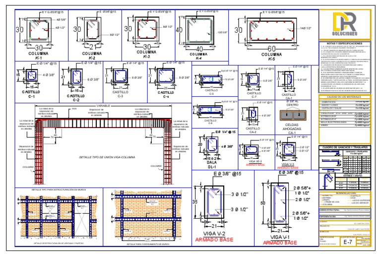 Armado Base: Viga V-2 | PDF | Hormigón | Material compuesto