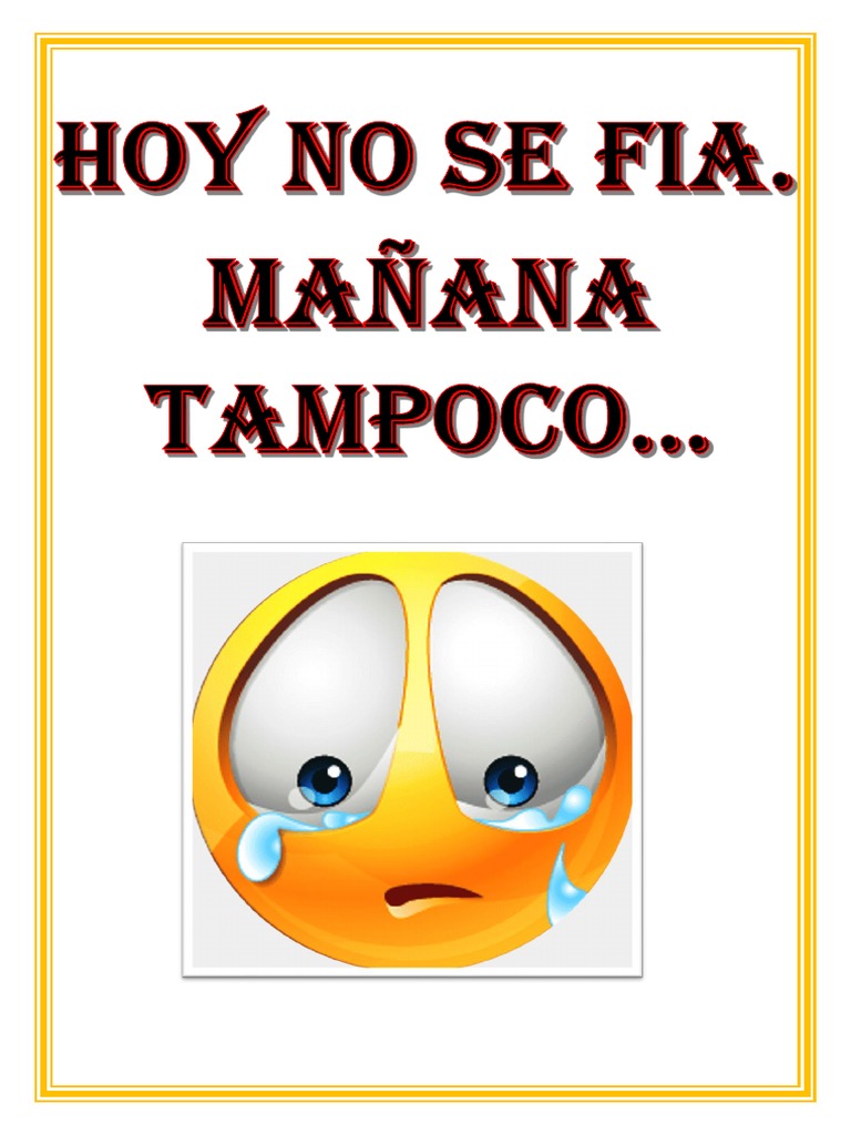 No Se Fia | PDF