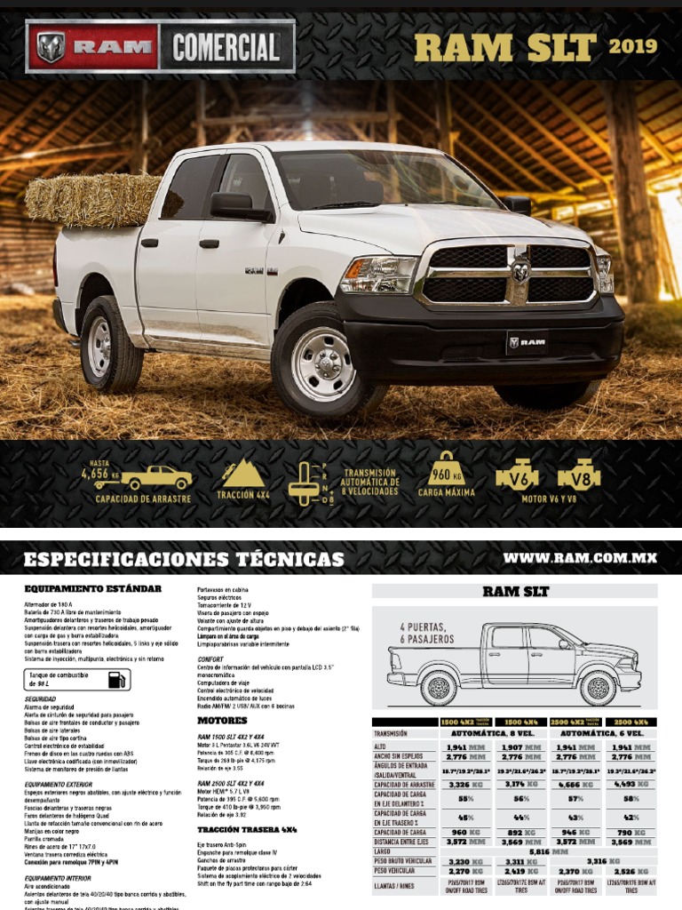 RAM - 2019 Ficha Tecnica | PDF
