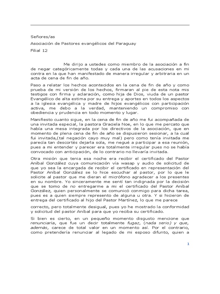 Nota de Agravio | PDF