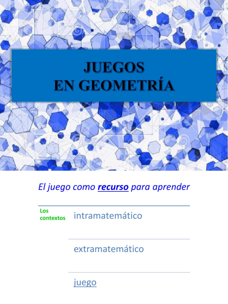 Juegos Didácticos de Geometría | PDF | Rectángulo | Triángulo