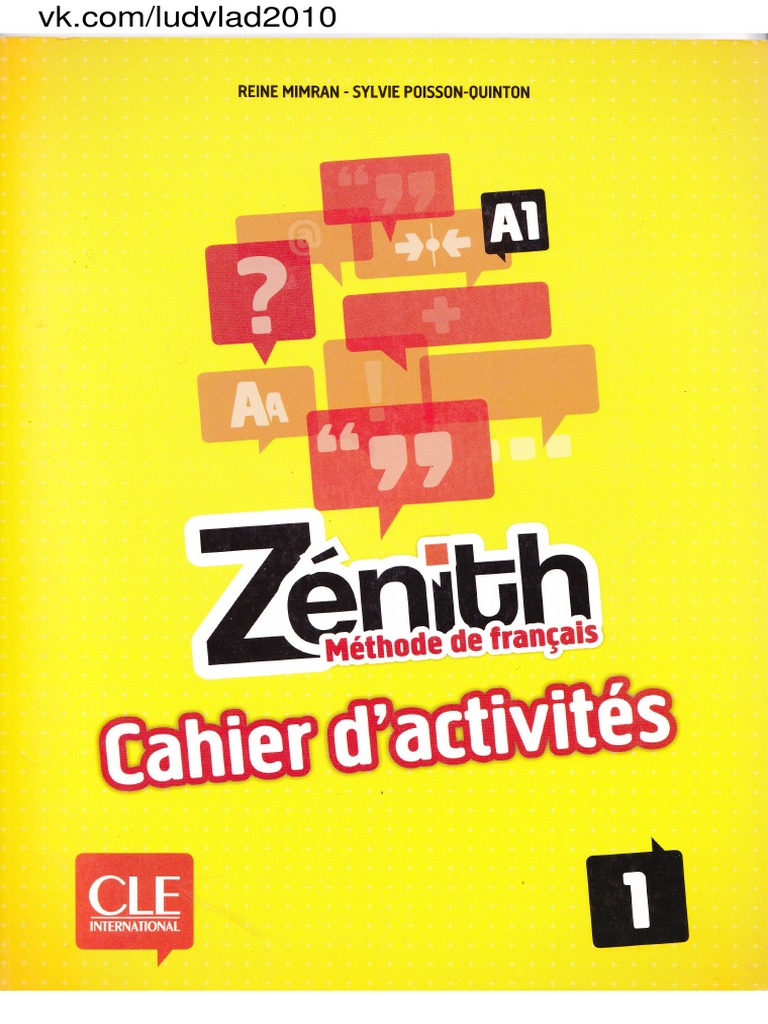 Zénith A1 Cahier | PDF