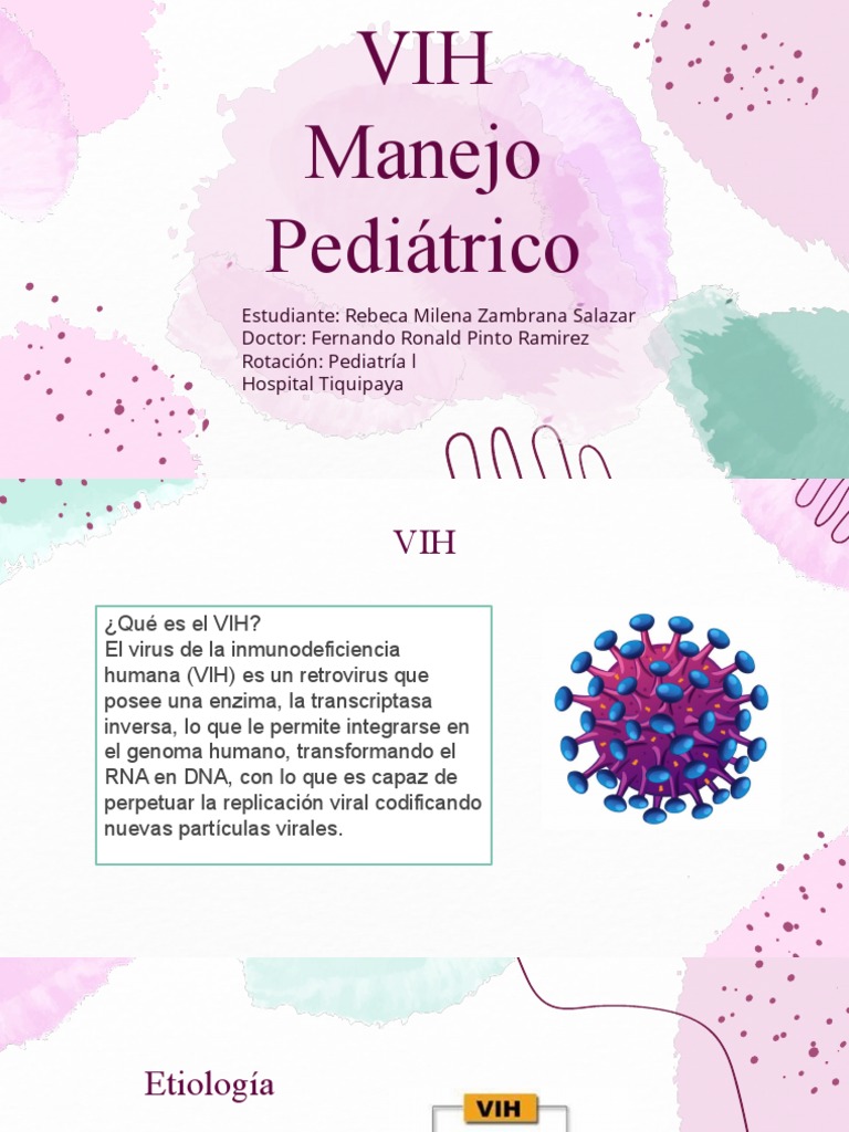 Vih Ped1 | PDF | VIH | Manejo del VIH / SIDA