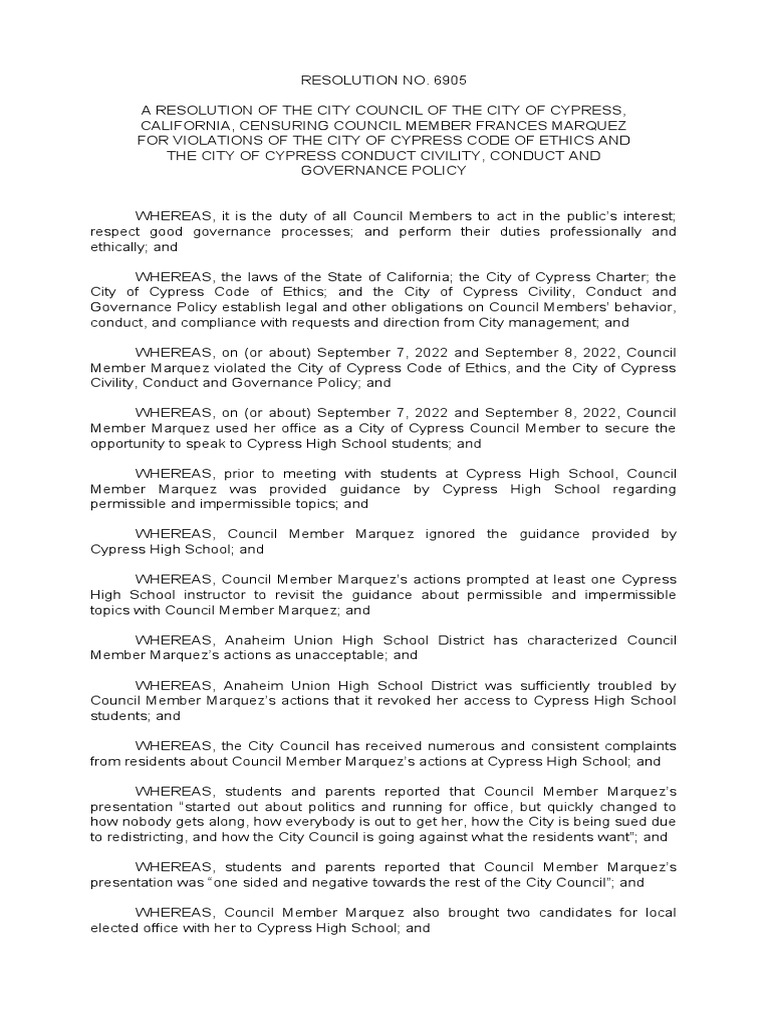 (6905) Censure Marquez | PDF | Government | Justice