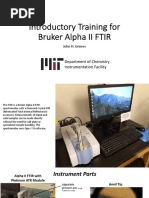 OPUS FTIR Software Quick Guide | PDF | Spectral Density | Spectrum