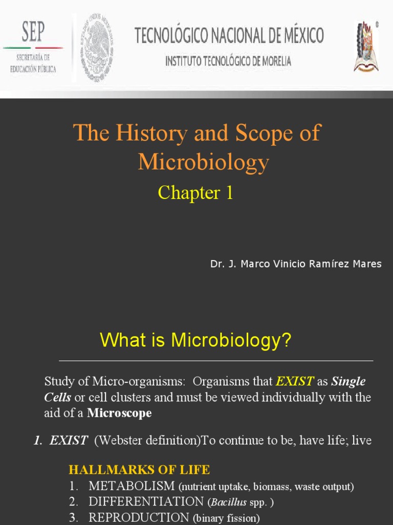 Micro Chapter 1 | PDF | Microbiology | Bacteria