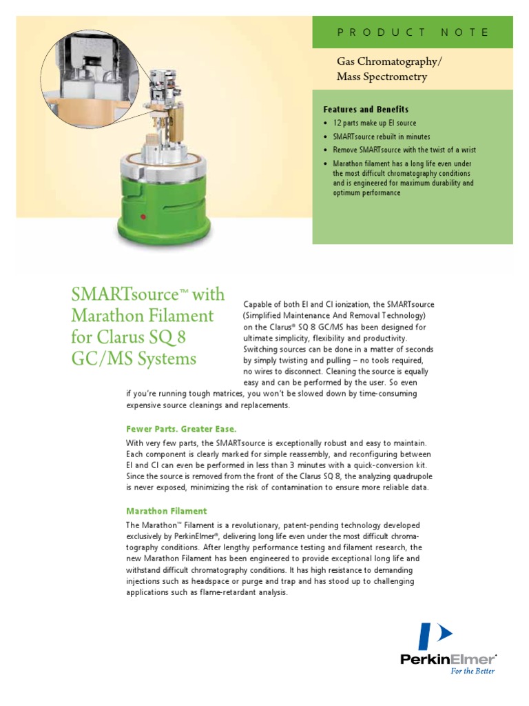 PRD - SMARTsource Marathon Product Note | PDF | Gas Chromatography–Mass ...