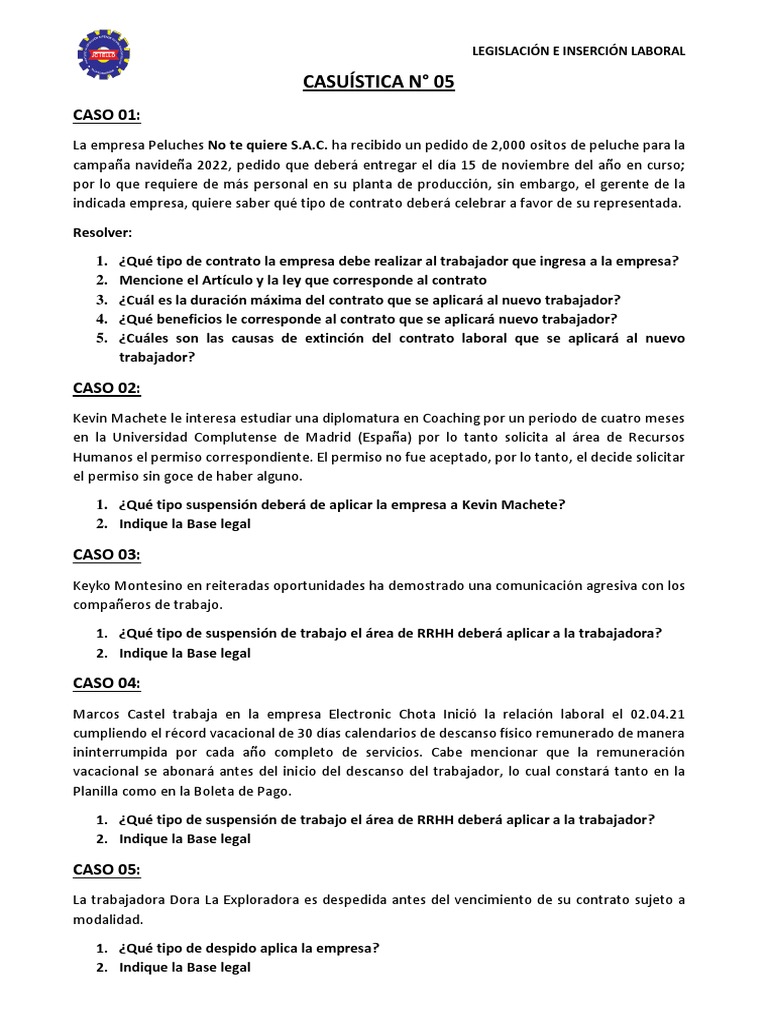 Casuistica N 05 - Leil | PDF