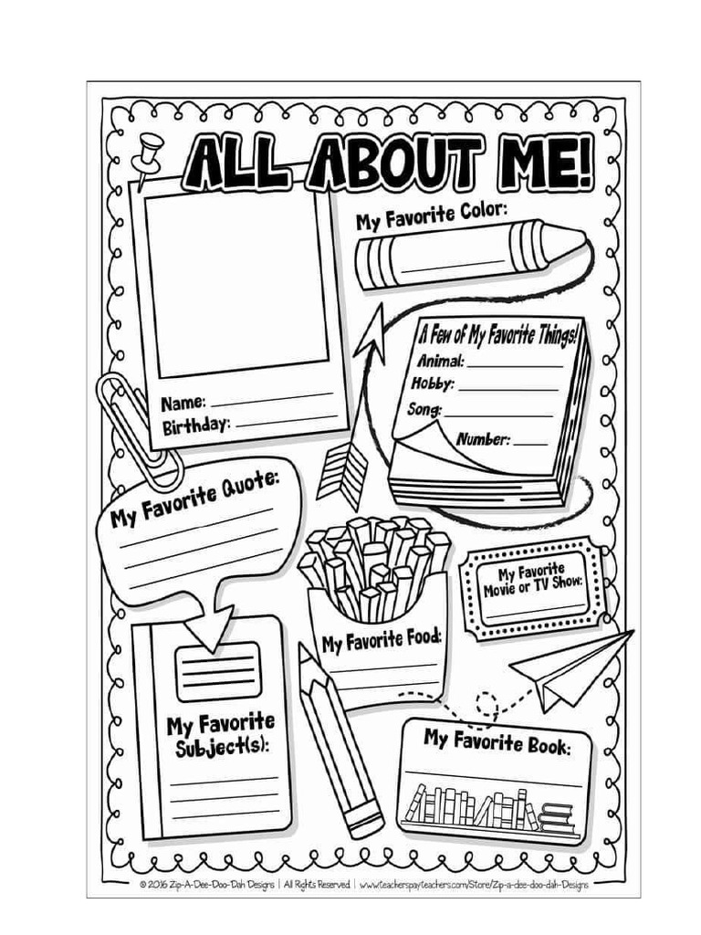 All About Me | PDF