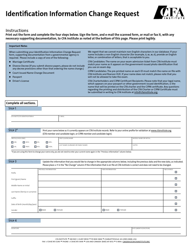 Name Change | Identity Document | Official Documents | Free 30-day ...