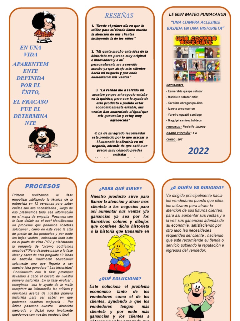 Triptico de Ept | PDF | Cliente