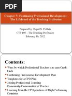 SACE CPTD Handbook | PDF | Teachers | Educational Assessment