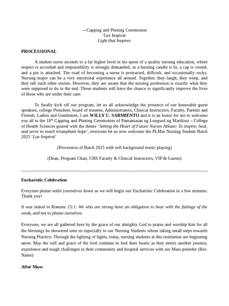 SCRIPT-1 | PDF | Nursing | Florence Nightingale